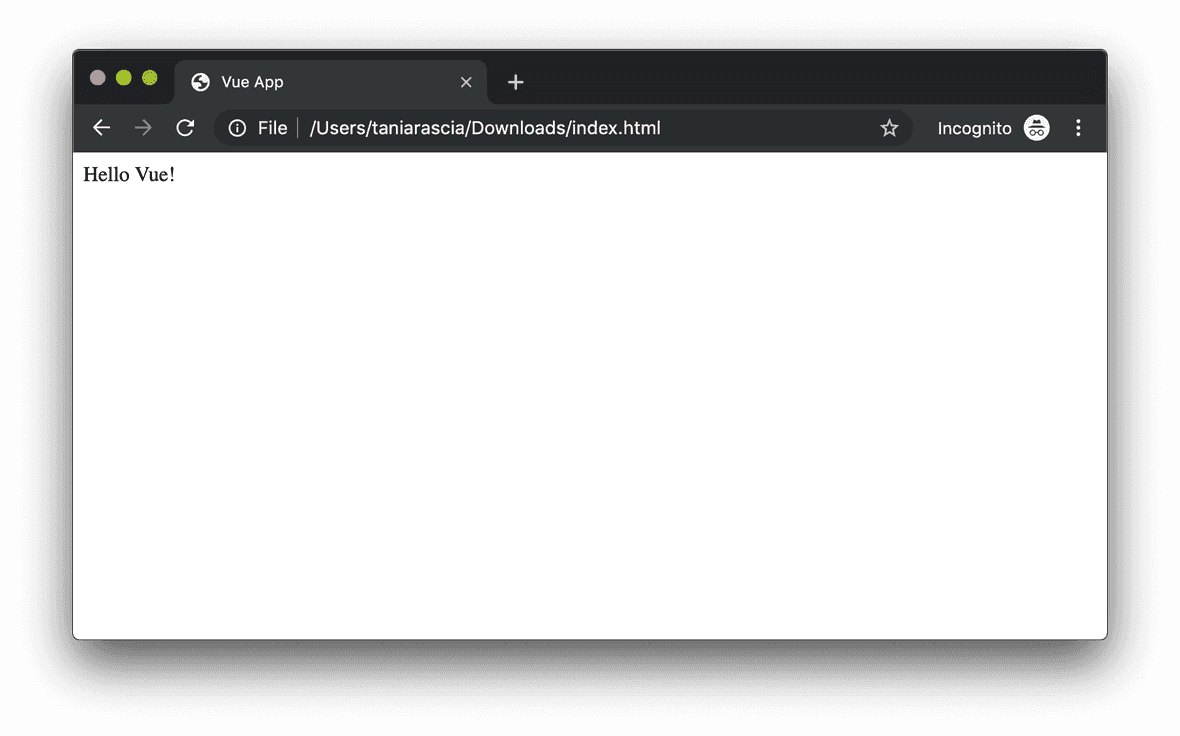 How to Use Vue, the JavaScript Framework | Tania's Website